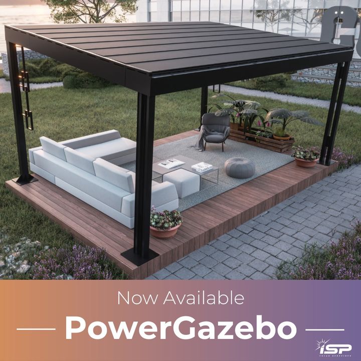 Arka Power Gazebo - Go Solar with iSP! Earn More, Save More!